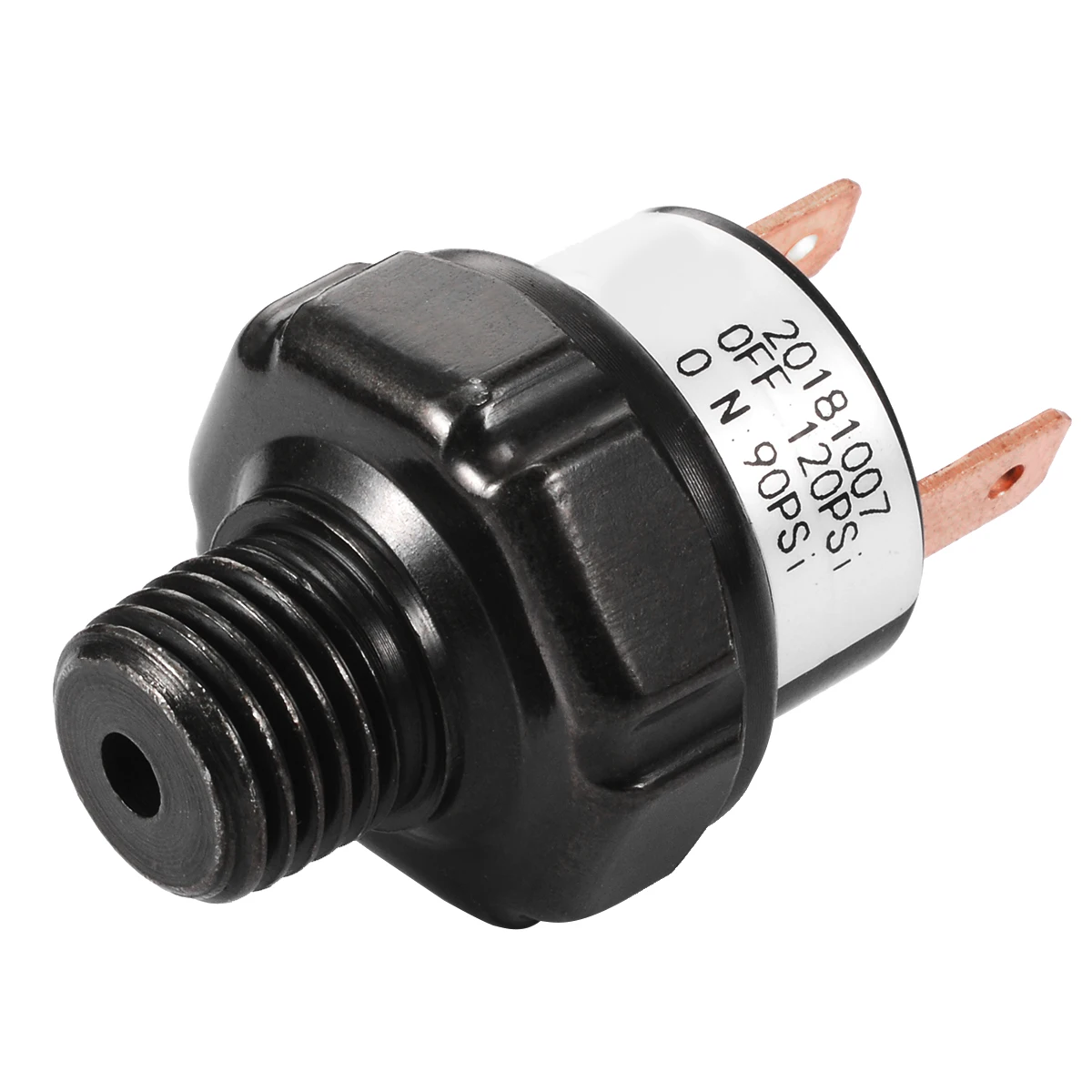 FanWayer Air Pressure Switch 90-120 PSI Pressure Switch 1/4-18 NPT DC ...