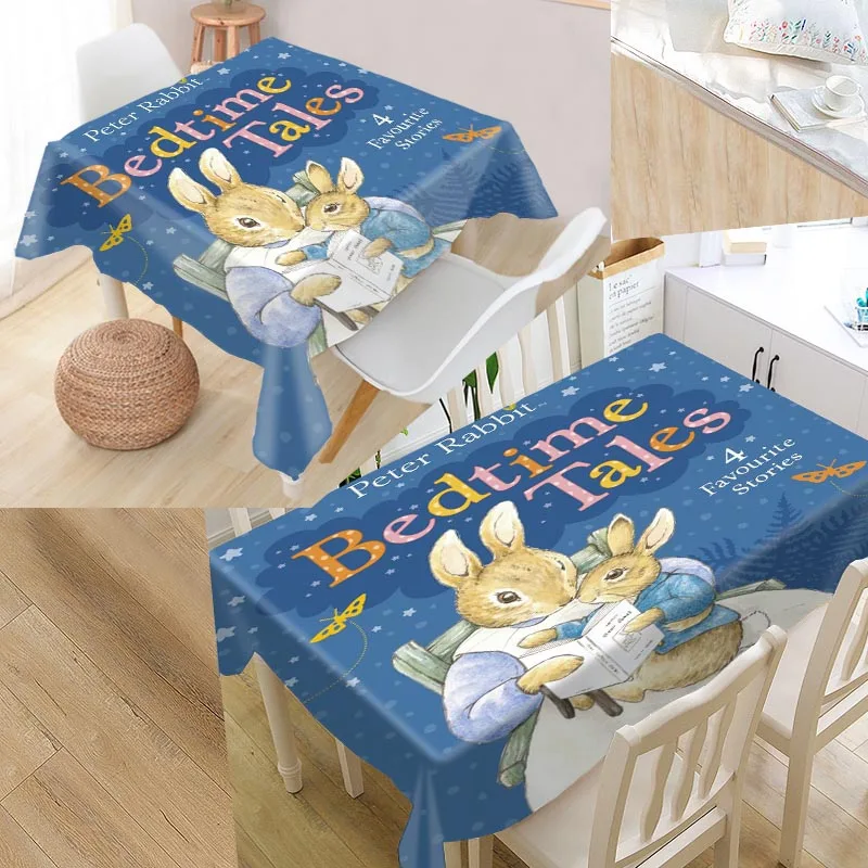 Aliexpress.com : Buy Custom Peter Rabbit Table Cloth Oxford Rectangular ...