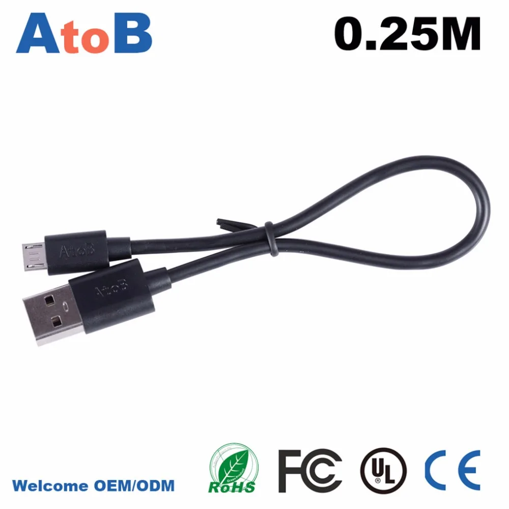 2017 Micro USB Cable TPE Round USB Data Sync wire capa 5V 2A Quick ...
