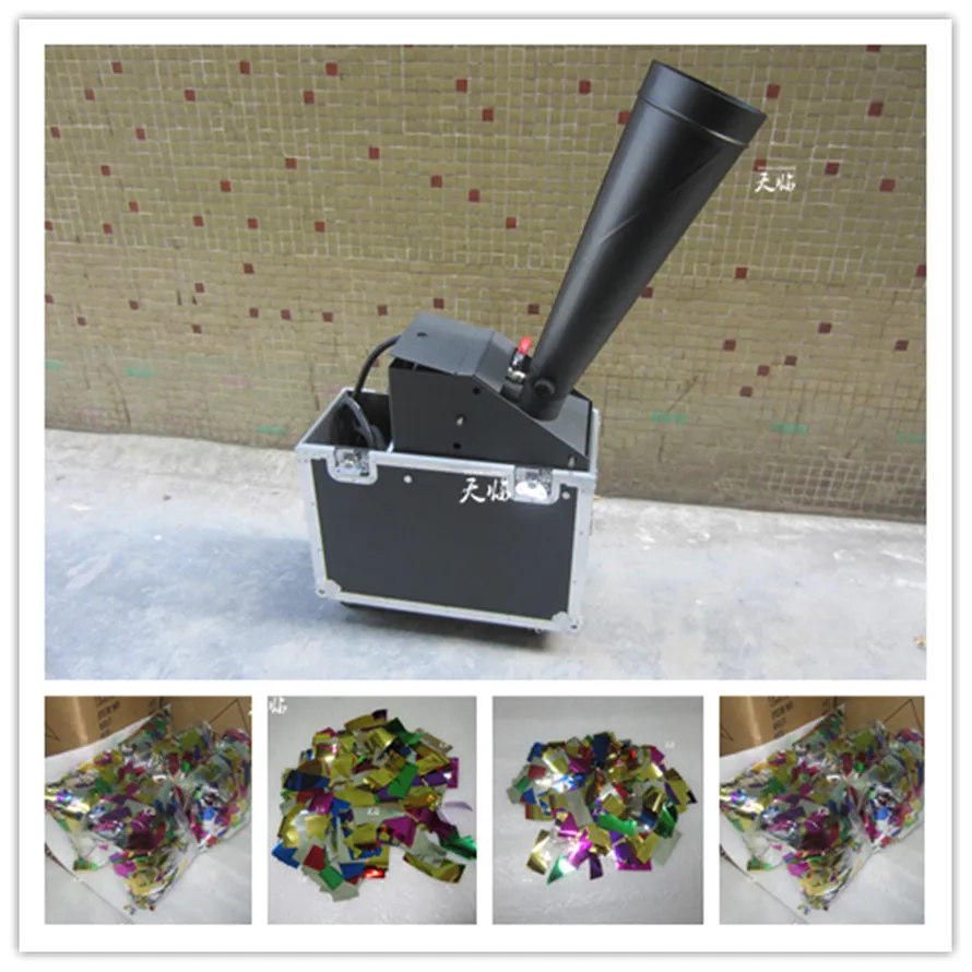 Free Shipping With Flycase Co2 Confetti Cannon Machine Manual Control ...