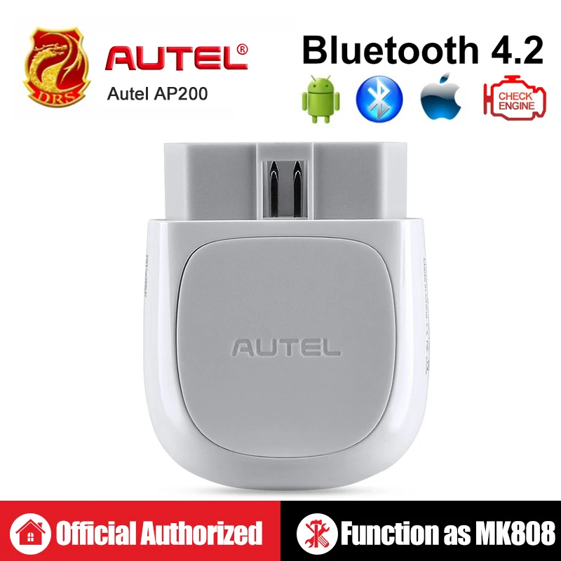 Car Diagnostic Tool Autel MaxiAP AP200 Bluetooth OBD2 Tool All System ...