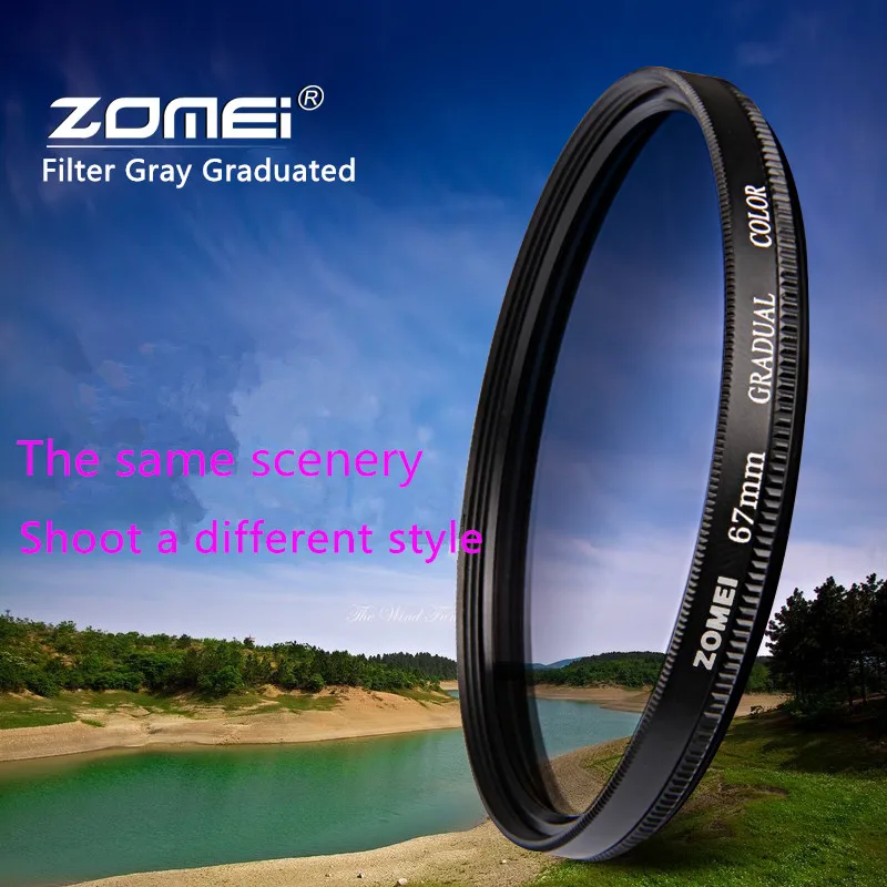82mm Original Zomei Pro Optical Gnd Filter Gray Graduated Neutral ...