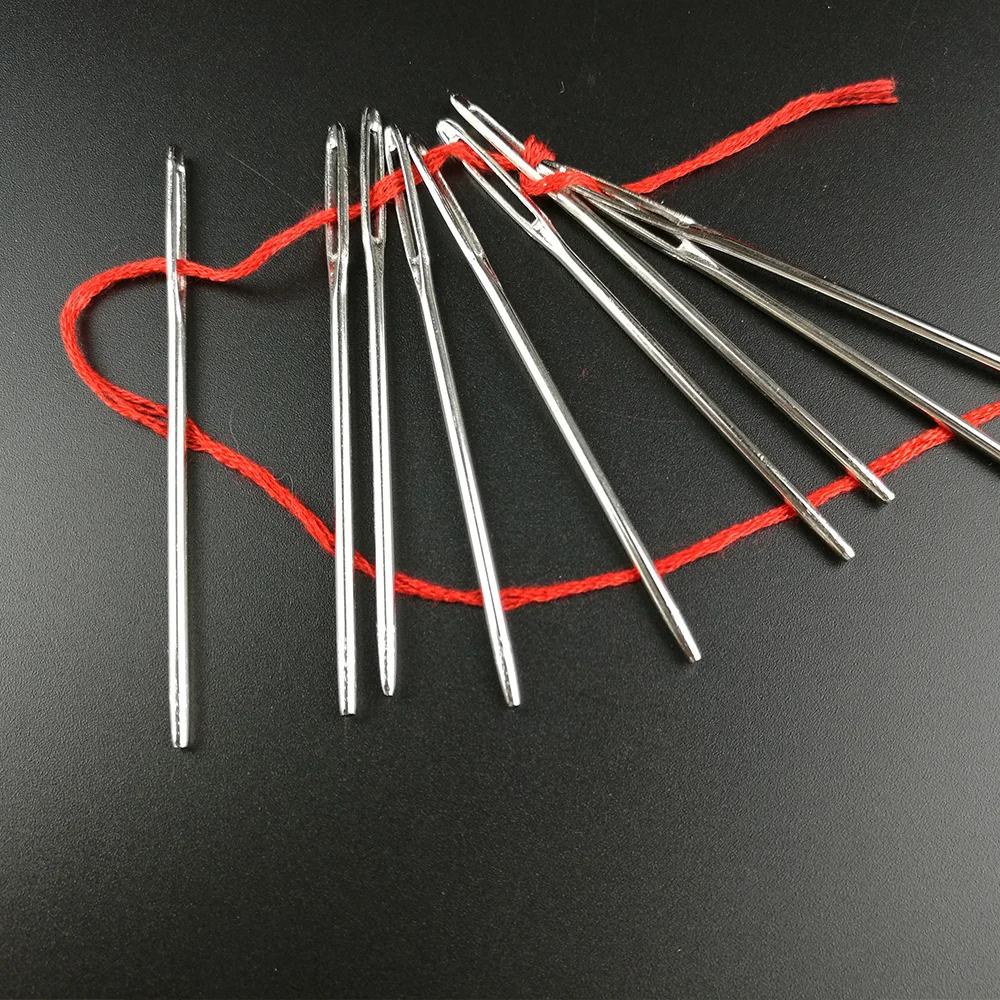 Hot-12PCs-7cm-6cm-Stainless-Steel-Knitting-Needles-Needlework-Sewing ...