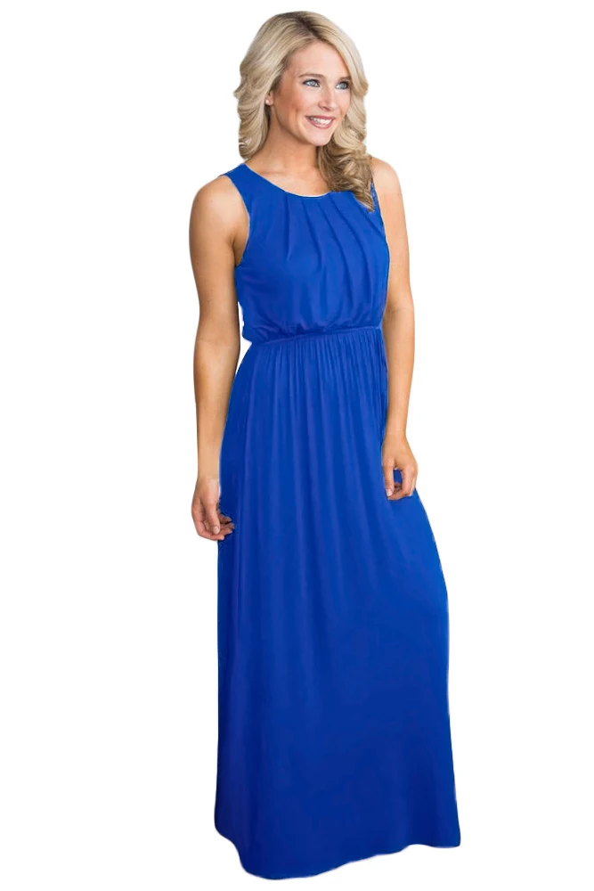 2018 New Arrival Summer Women's Casual Royal Blue Black Empire Waist ... 2018 New Arrival Summer Women's Casual Royal Blue Black Empire Waist ...