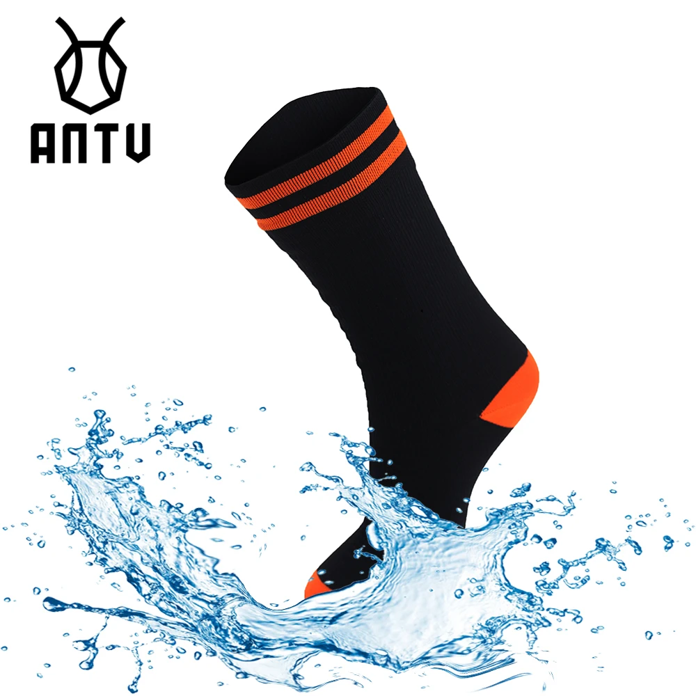 Antu Waterproof Merino Wool Mid Weight Inner Terry Loop Pad Mid Calf ...