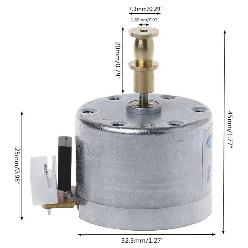 Phonograph gramophone Metal Turntable Motor DC 12V Record Player Parts ...