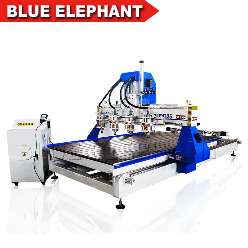 1325 Multi Spindles Multifunction Automtaic 3D Wood Design Carving ...