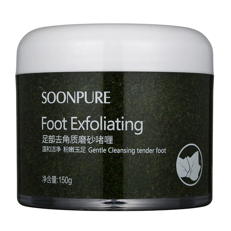 Soon Pure Feet Exfoliating Scrub Gel 150ml Instant Refined Finish Foot Polish Body Peeling Gel
