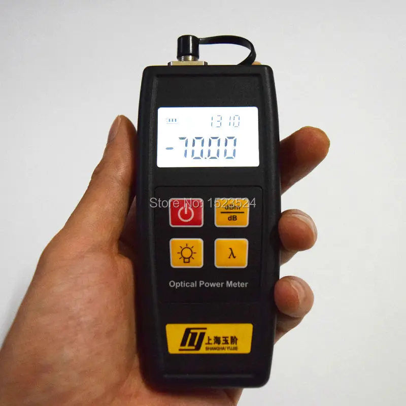 Yj-350a Telecommunication -70~+6dbm Handheld Mini Optical Power Meter ...