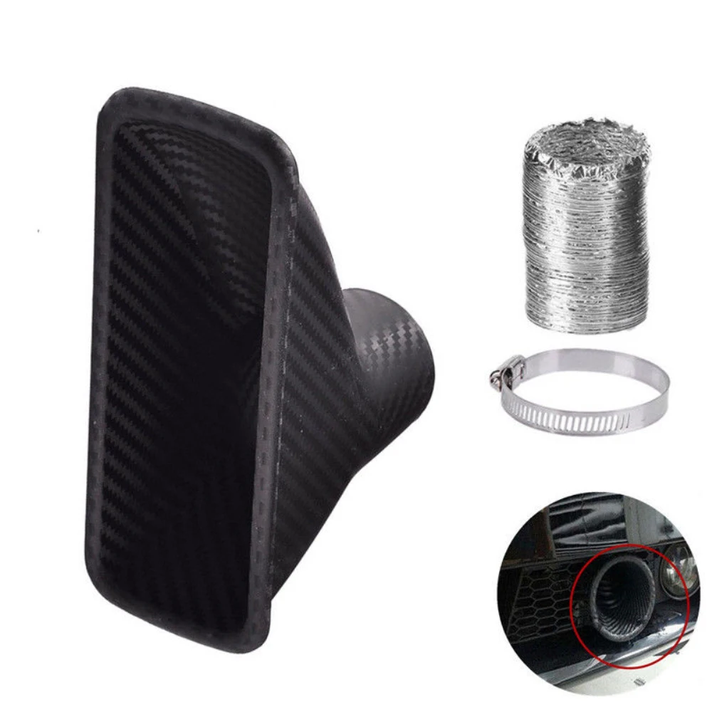 Auto Universal Car Turbo Air Intake Port Kit Bumper Opening Air Inlet ...