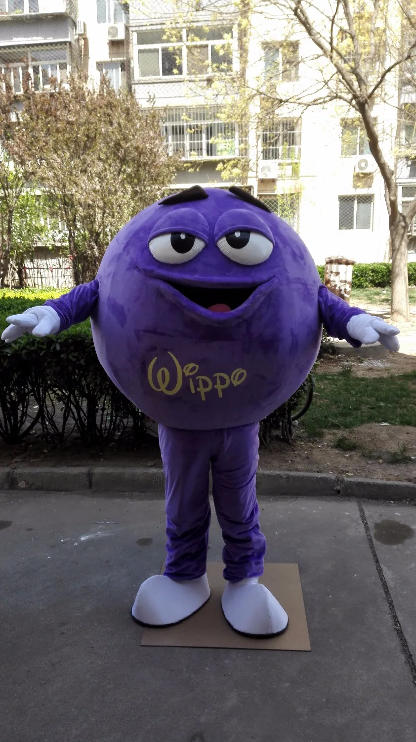 Mm Chocolate Bean Mascot Costume Custom Fancy Costume Anime Cosplay Kit ...