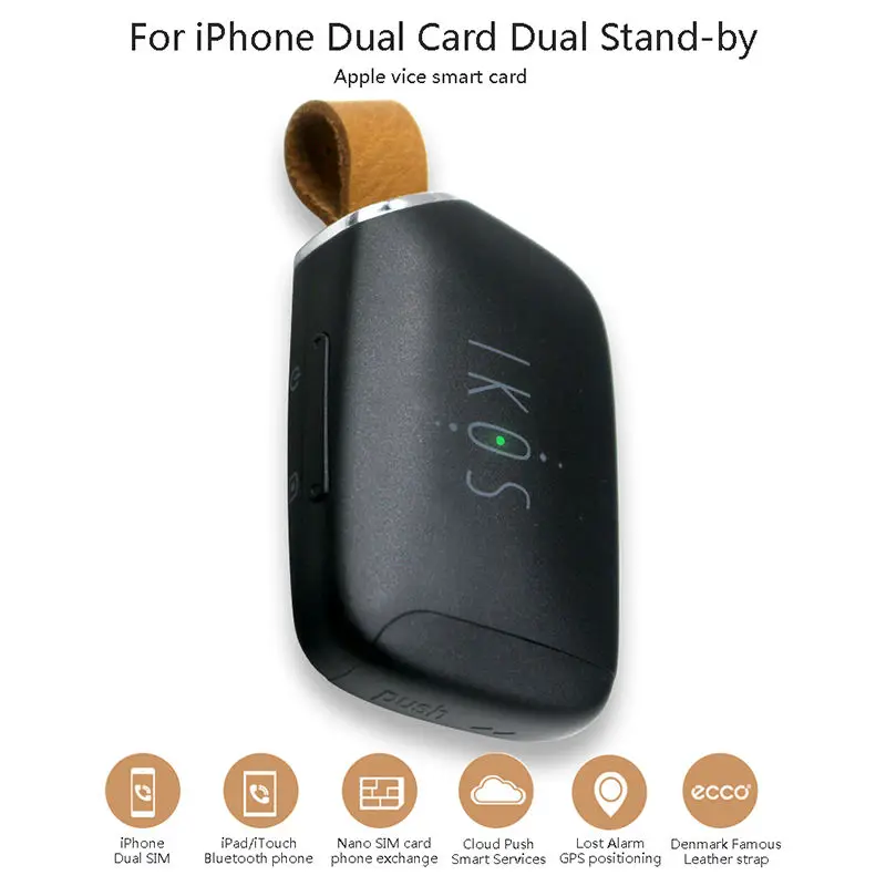 Dual Sim Card Bluetooth Adapter For Iphone With Two Active Micro Sim ...