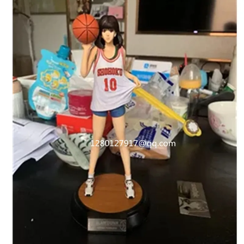 9'' Statue SLAM DUNK Akagi Haruko Full-Length Portrait 1/8 Shohoku GK ...