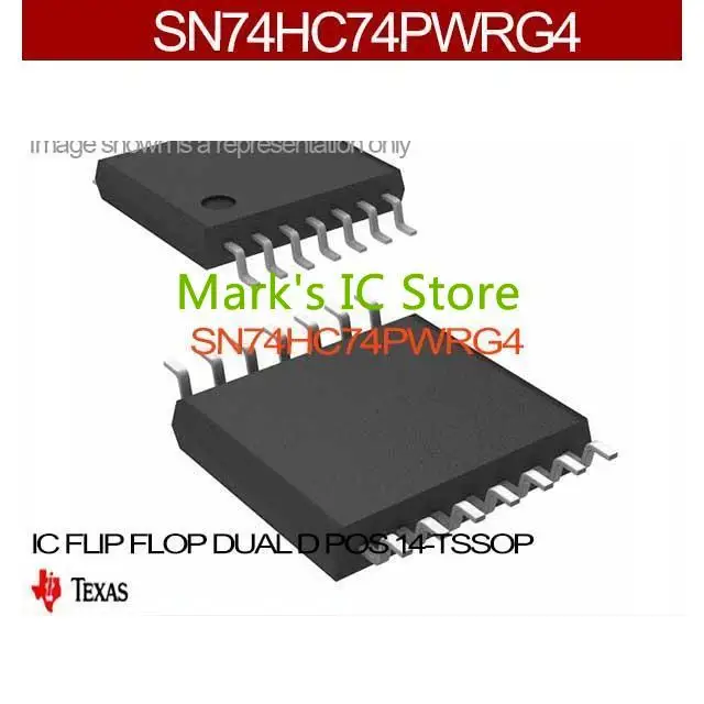 SN74HC74PWRG4 IC FLIP FLOP DUAL D POS 14 TSSOP SN74HC74PWR 74HC7 ...