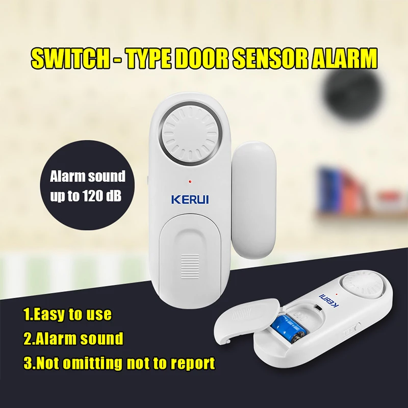 Aliexpress.com : Buy KERUI Wireless Door Sensor Magnetic Door Alarm ...