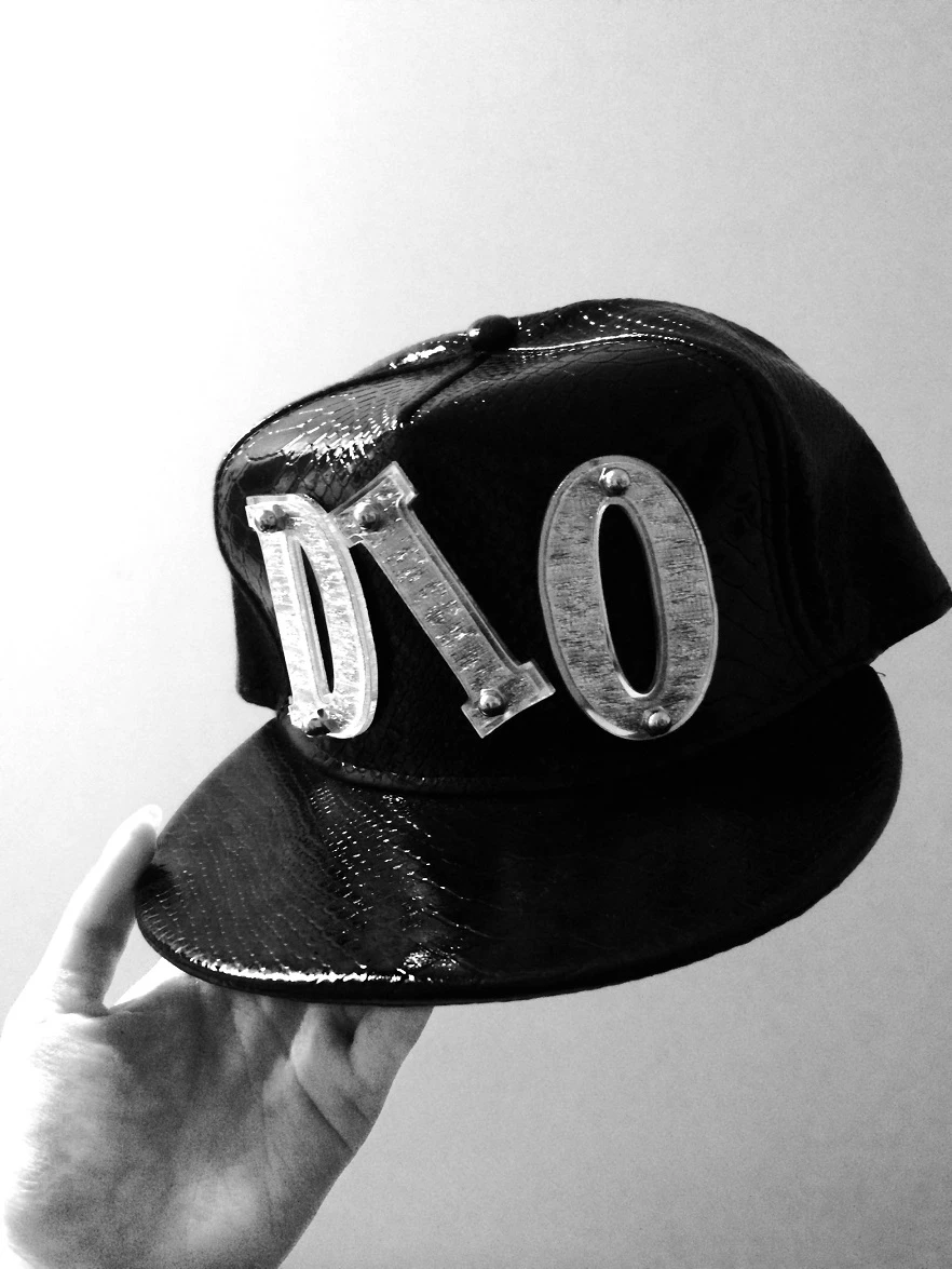 Jojo's Bizarre Adventure Dio Brando Cosplay Hat Black Leather Topee ...