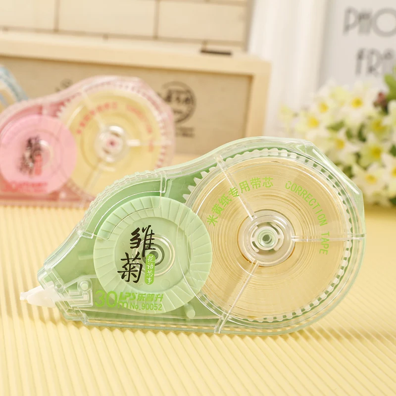 The new 90052 beige ribbon core with large capacity 30 Correction Tape ...
