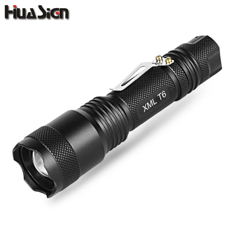 Powerful CREE XML T6 flashlight 5 Modes LED mini Flashlights Tactical ...