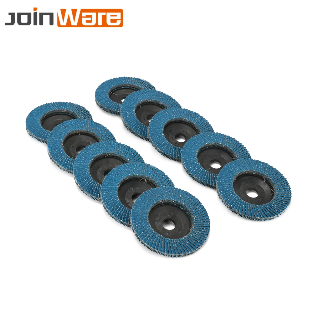 10Pcs 4'' Flap Disc Sanding Grinding Polishing Wheel Angle Grinder ...