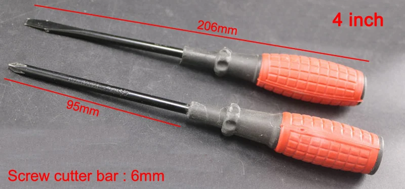 1pc High grade cross a screwdriver, flat mouth , screwdriver 4 inches ...