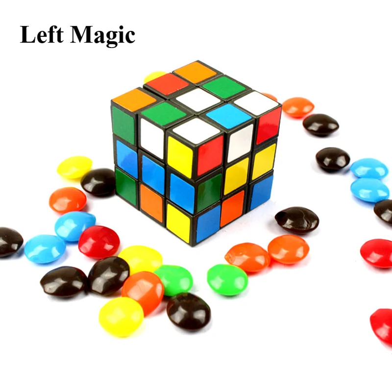 Cube To Candy (Not Include Candy) Magic Tricks Stage Gimmick Prop ...