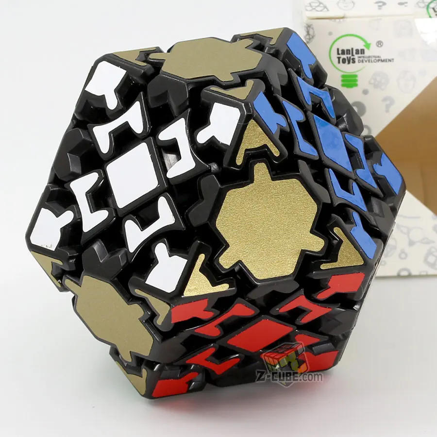 Magic cube puzzle LanLan 14 faces gear 3x3 cube corner cut strange ...