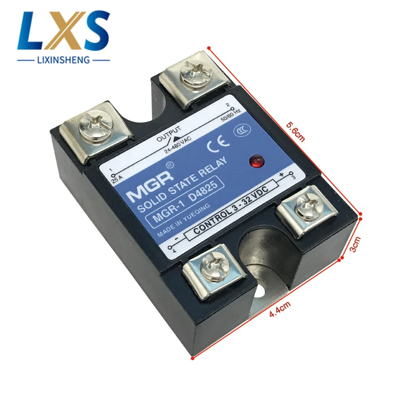 MGR-1 D4825 Solid State Relay 220v DC Single-phase Control AC SSR 50DA ...