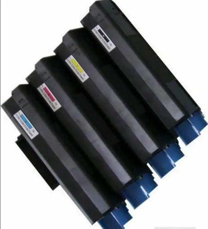 Cartucho de tóner de copiadora compatible 4 unid/set para OKI C5100N ...