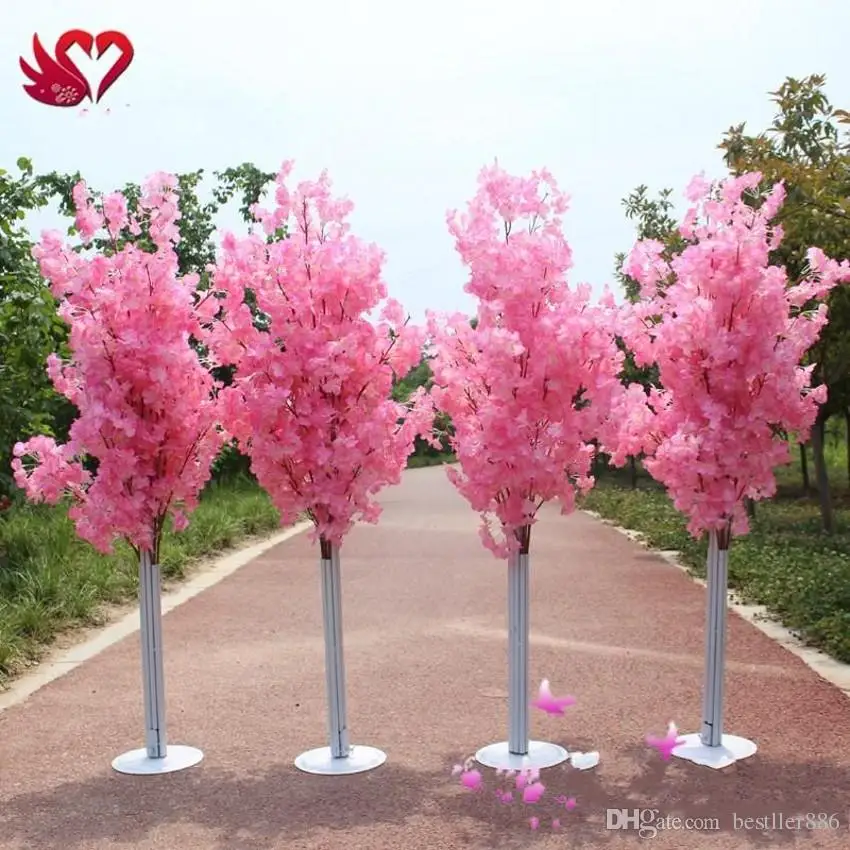 1.5M 5feet Height white Artificial Cherry Blossom Tree Roman Column ...