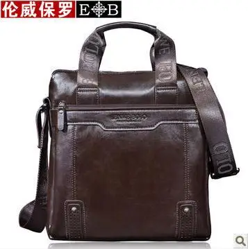 Hot sale!! LENWE BOLO New Genuine Leather Men Bag Briefcase Handbag Men ...