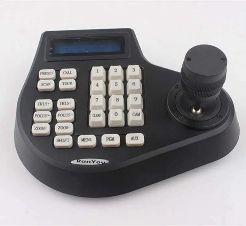 4D-Joystick-CCTV-Keyboard-Controller-for-PTZ-Speed-Dome-Camera-strong ...