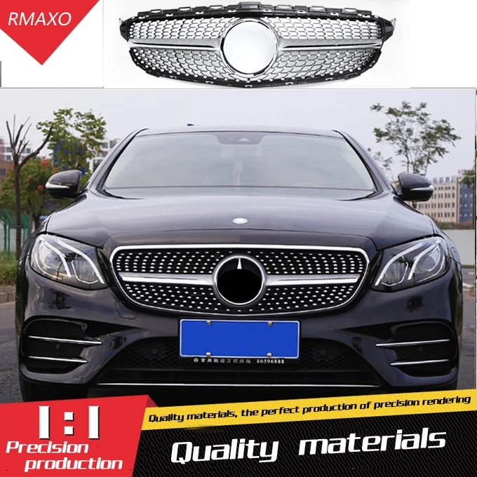 Для Benz W213 e-класс E320L E260L E300L E63 решетка Mercedes W213 алмаз Стиль Передняя гоночная ...