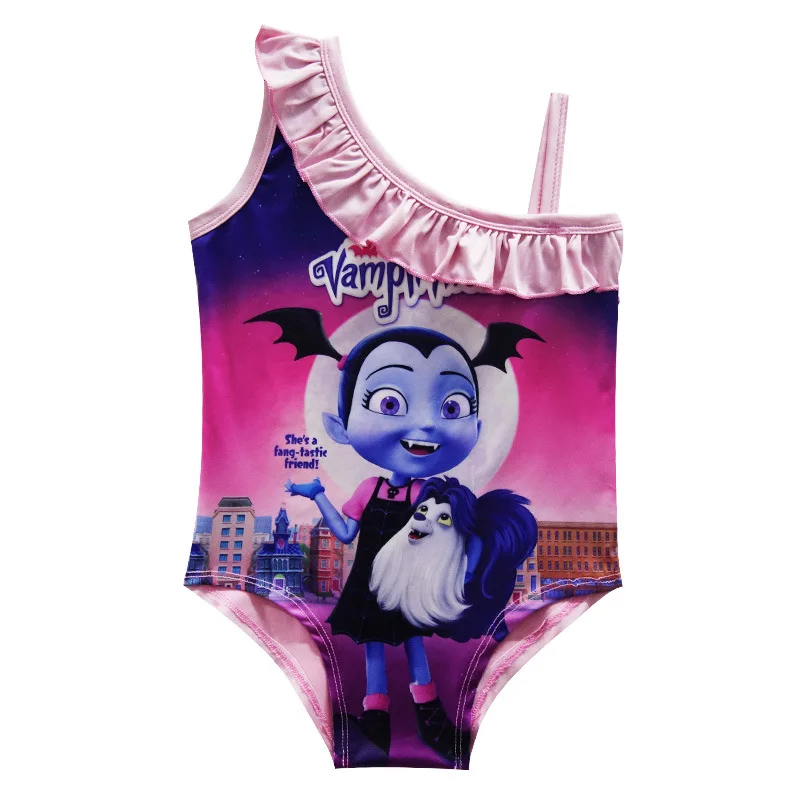Vampire Vampirin Kids Swim Wear For Girls 2018 Cute Pony Swimsuit 1Pc ...
