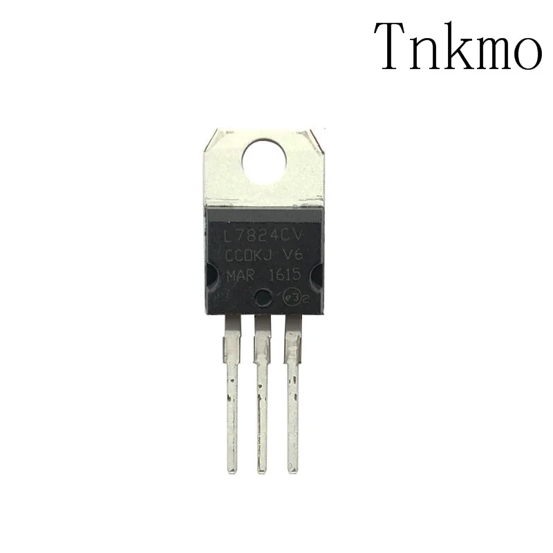 10PCS L7824CV L7824 7824 Three Terminal Voltage Regulator Triode ...