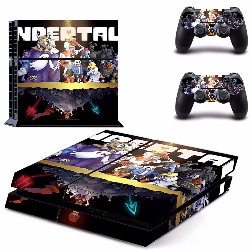 Game Undertale PS4 Skin Sticker For Sony PlayStation 4 Console and ...