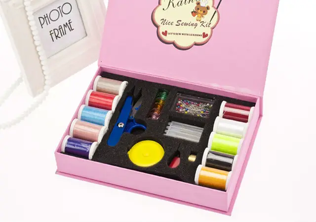 free shipping hot selling sewing thread kit with 10 cones 300Y 40S/2 ...