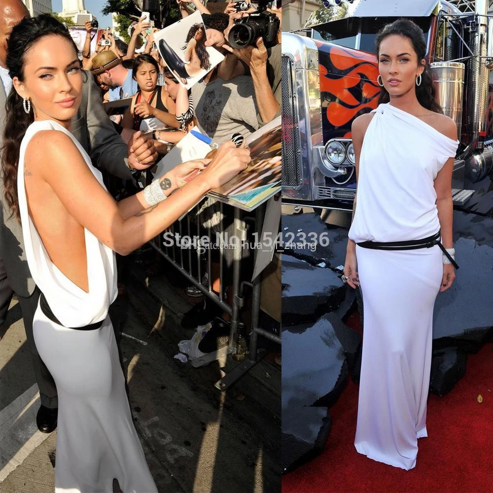 Megan Fox Transformers 2 White Dress