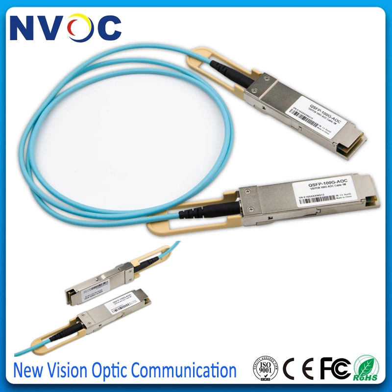 100g Qsfp28 100g-aoc-2m 2m(3ft) Om3 Aoc Active Optic Cable,qsfp28-100g ...