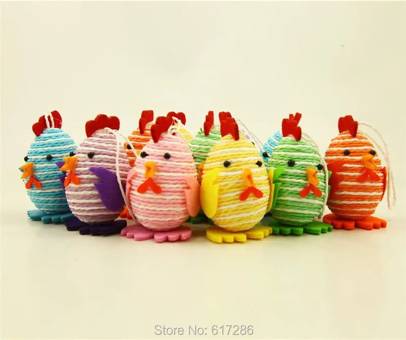 24 Pcs/lot Lovely Foam Chicken Toy Handmade Easter Gift Diy Toy For ...