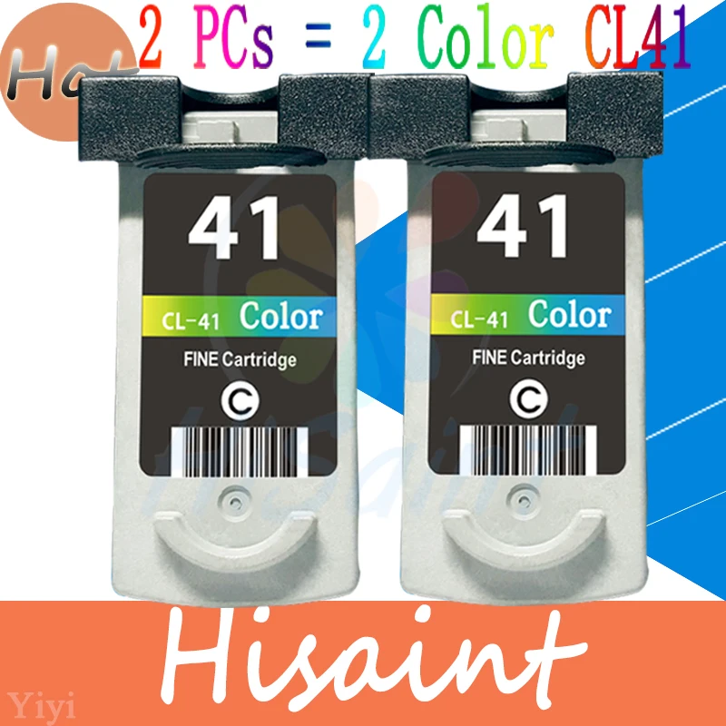 2 PCs Color CL 41 Compatible ink cartridge CL 41 CL41 for Canon PIXMA ...