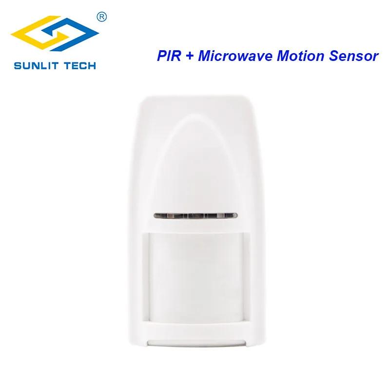 Wireless Dual PIR Microwave Detector Anti Pet Friendly Alarm Systerm ...
