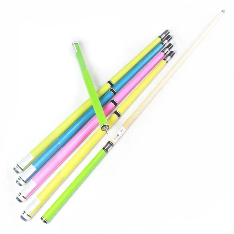 Billiards Pool Jump and Break cues colorful Punch and jump cue stick ...