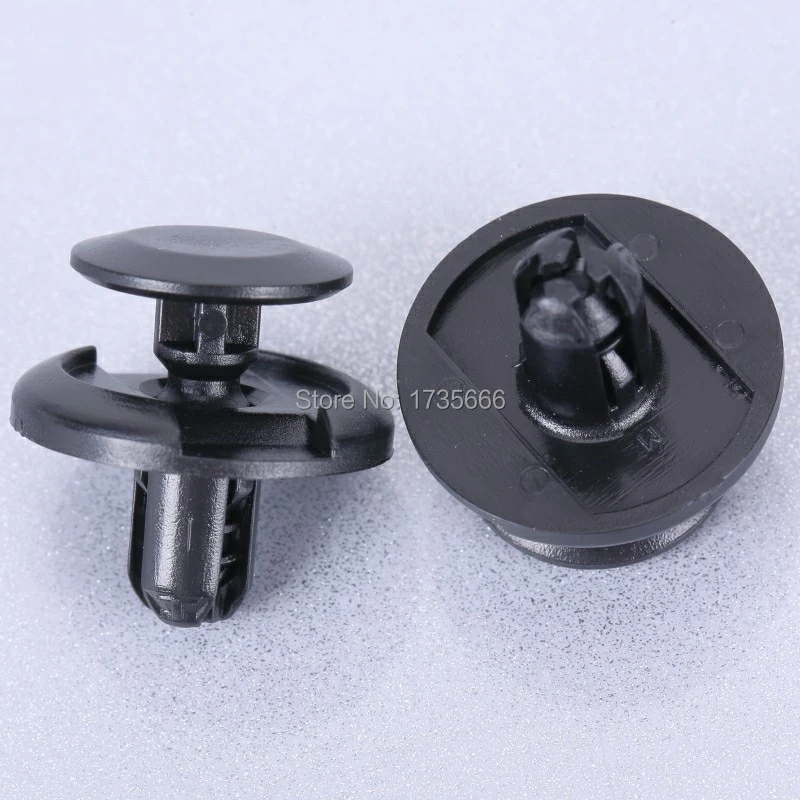 50x Bumper Fender Retainer Clips Black Nylon For Suzuki Grand Vitara ...