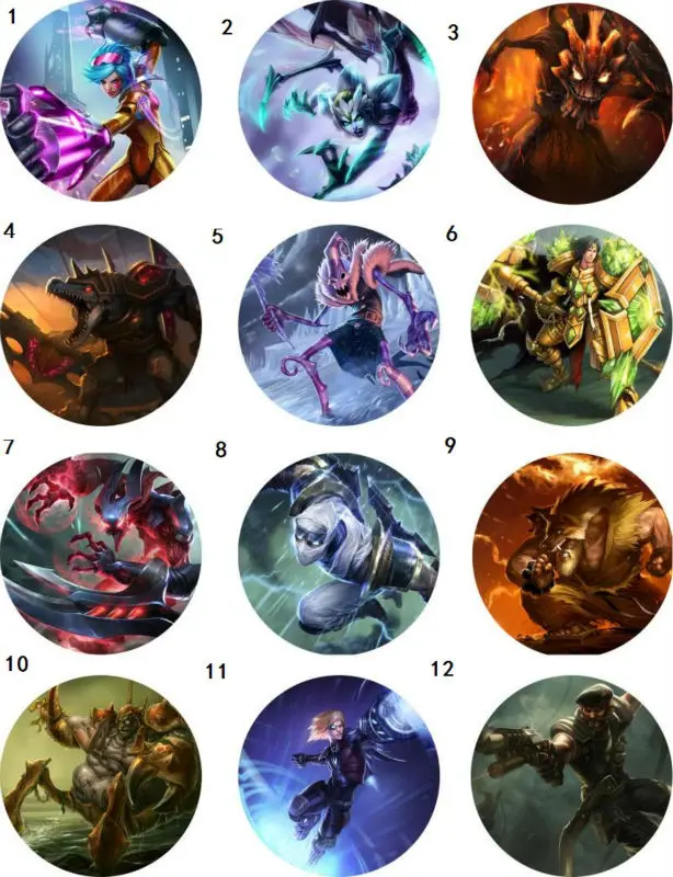 2015 LOL League of Legends 5.8 CM Big Rank Badges Button Pins Teemo ...