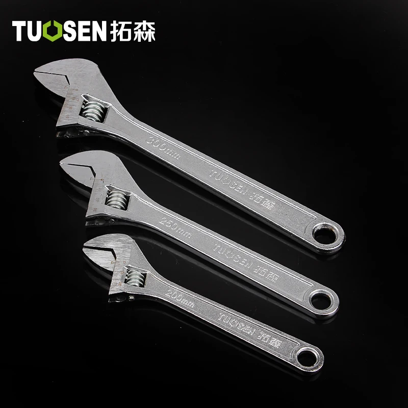 Anti slide Universal Monkey Wrench Hex Tool Adjustable Spanner ...