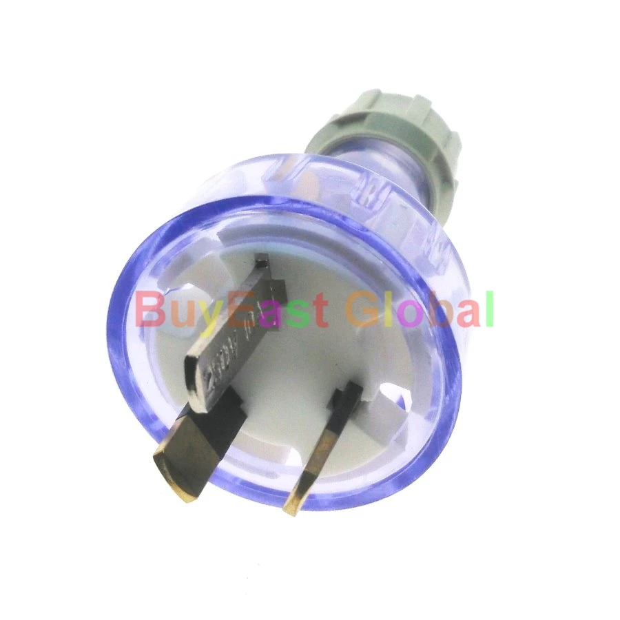 (1 PC) AU, China, New Zealand(type I) 3 Pin Male Power Plug AC100~250V ...
