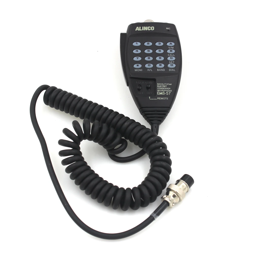 Alinco EMS-57 8pin DTMF Hand Mic microphone for HF/Mobile DX-SR8T DX-SR8E DX-70T DX-77T DR-135 ...