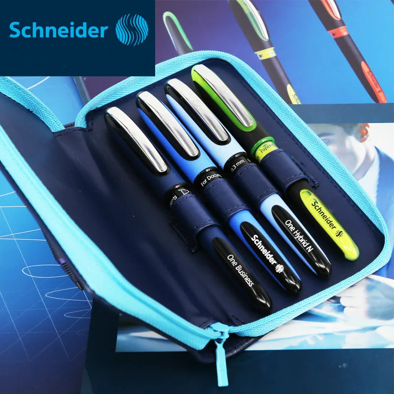 4pcs/set Germany Schneider Gel Pen Signing Pen Highlighter Marker Pen 0 ...