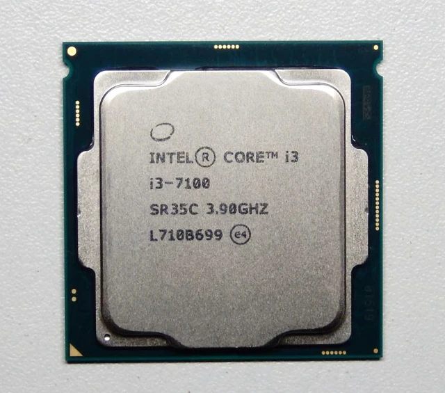 Intel Core i3 7100 Processor i3 7100 3.90GHz 3M Dual Core Socket 1151 ...