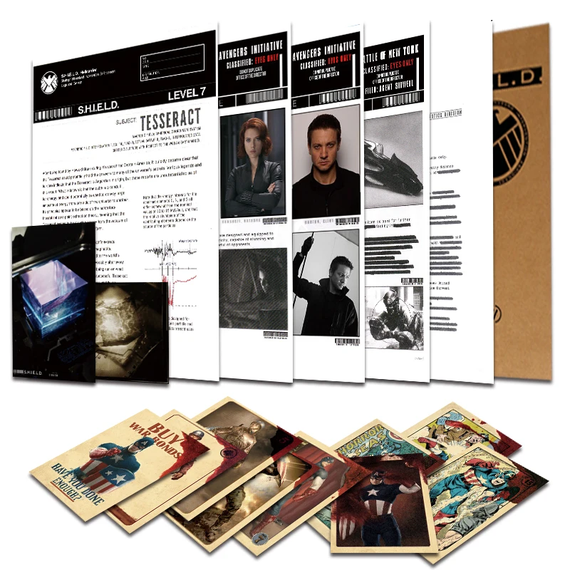 The Agents of Shield a5 file folder HYDRA Tesseract Photos file bag S.H ...